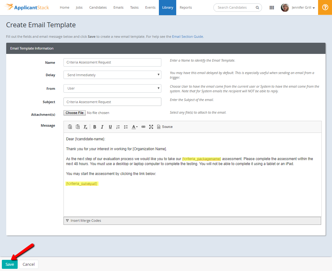 Criteria Integration