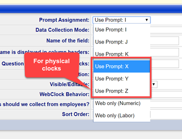 Manage Clock Prompts
