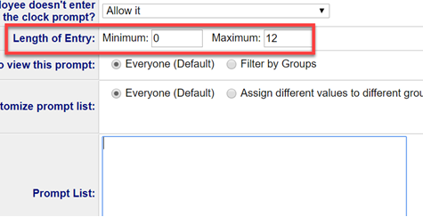 Manage Clock Prompts