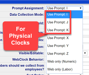 Manage Clock Prompts