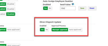 Direct Deposit and Payment Setup