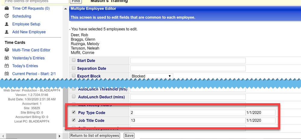 Payroll-Based Journal Setup