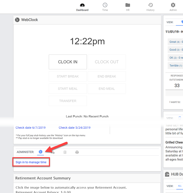 Access Full Time and Attendance from WorkforceHUB