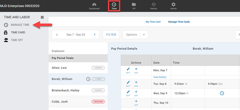 Access Full Time and Attendance from WorkforceHUB