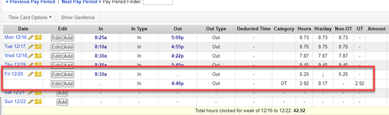Split at the Moment of Overtime - TWP