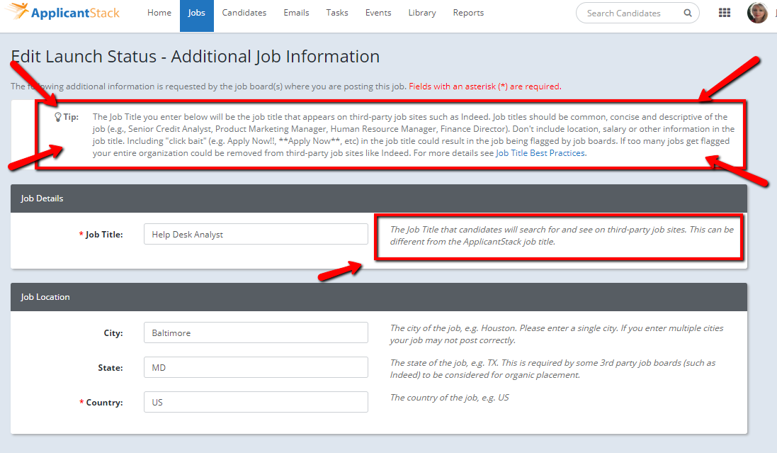 Using the Edit Launch Status Button