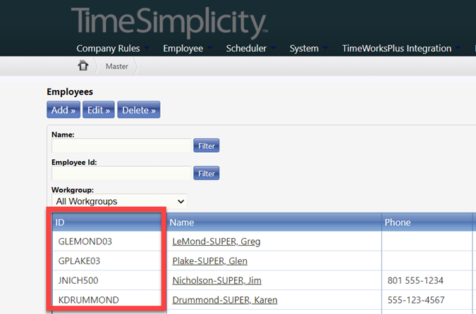 Log In to TimeSimplicity Directly