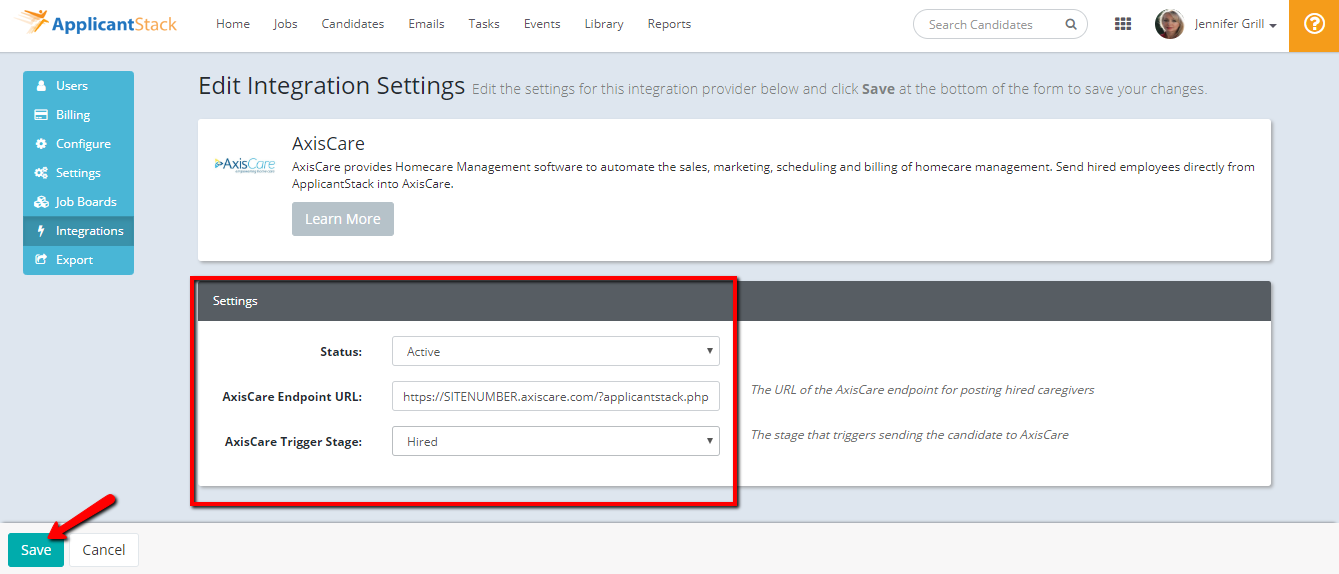 AxisCare Integration