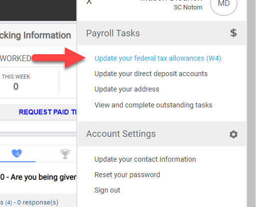 Update Your W4 Withholding