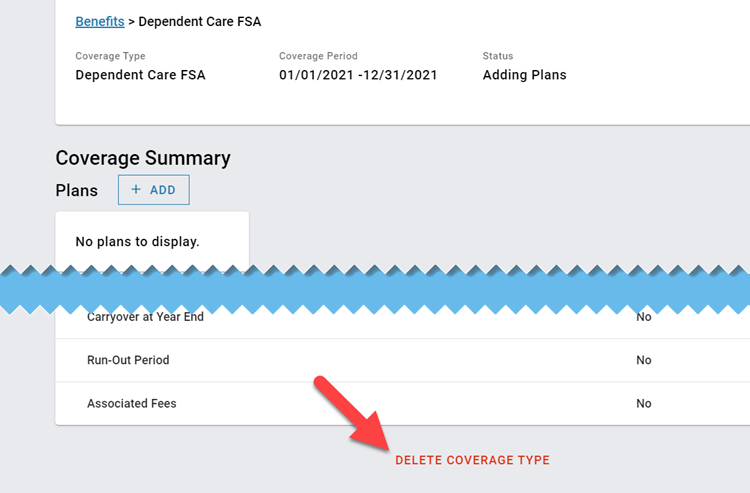 Add Coverage in Benefits Management