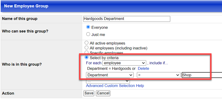 How-To: Create Employee Groups