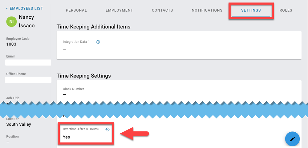 WFH - Overtime Setup