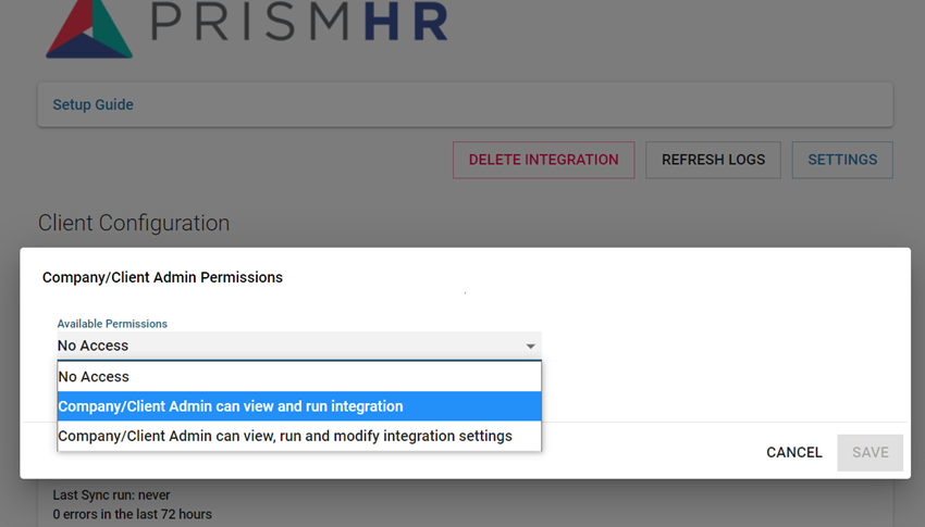 PrismHR - WorkforceHub Employee Sync