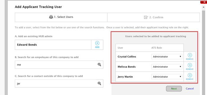 ApplicantStack User Management in WorkforceHub v1