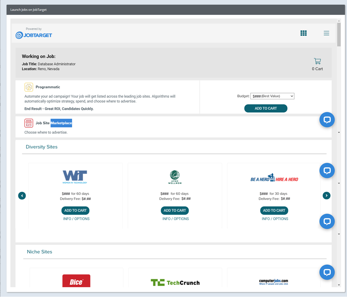 JobTarget Integration