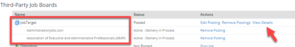 JobTarget Integration