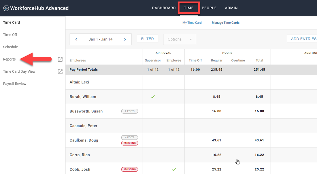 WorkforceHub Conversion: Reports and Payroll Export