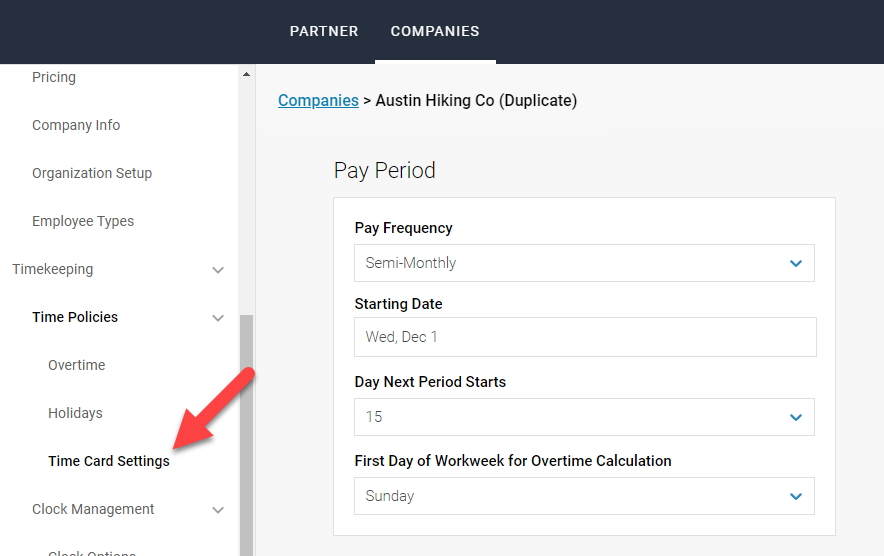 Timekeeping Setup Guide